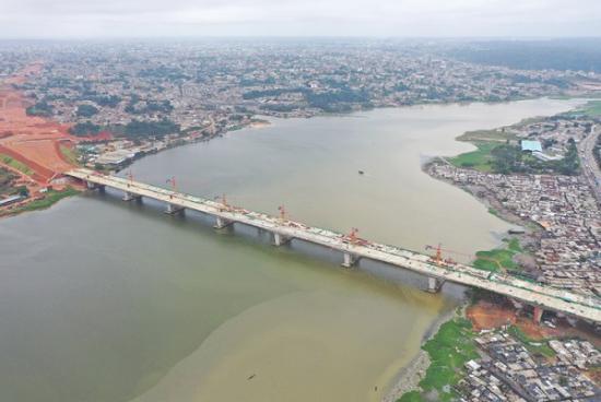 【Banco Bay main bridge of Abidjan's fourth bridge completed】-National ...