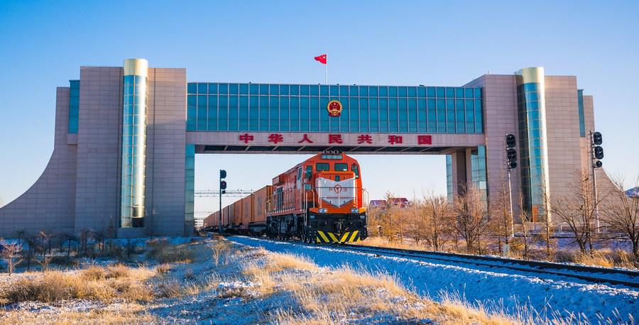 【China-Europe freight train service via Erenhot port sees robust growth ...